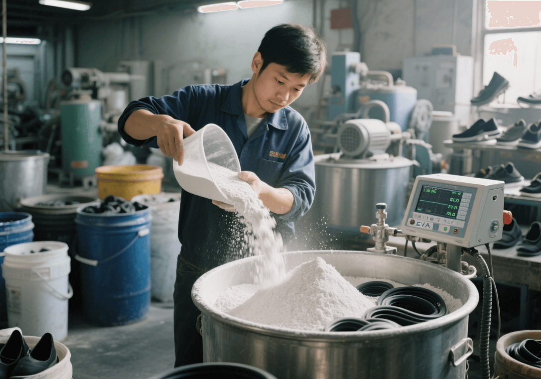 Talc Powder Improves Foam Density Control and Surface Finish in Shoe ...